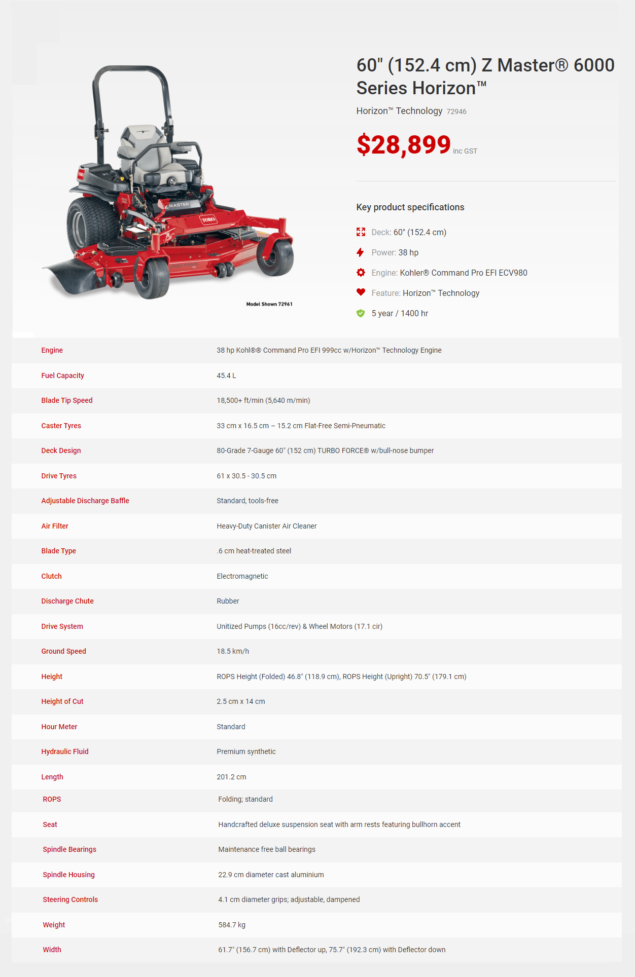 72946 | Mower World Queensland
